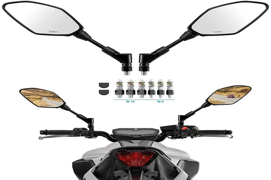 Rearview Reinvented: How Motorcycle Bar End Mirrors Improve Visibility ...